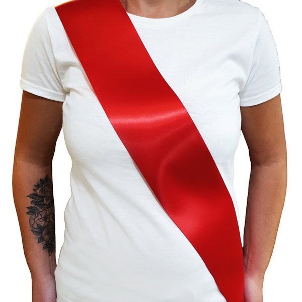 Red Sash - Etsy