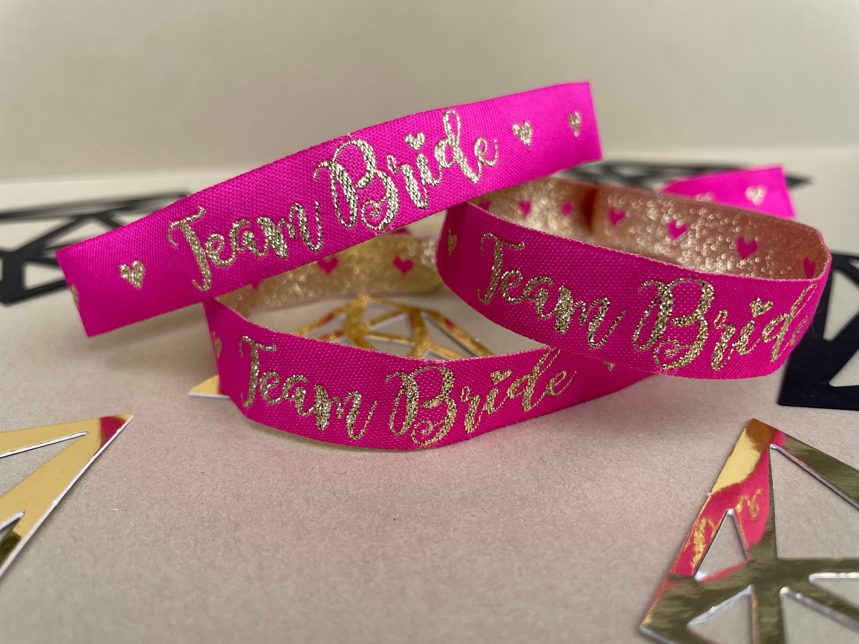 Team Bride Hen Party Wristband / Bracelet Hen Do Favours - Etsy UK