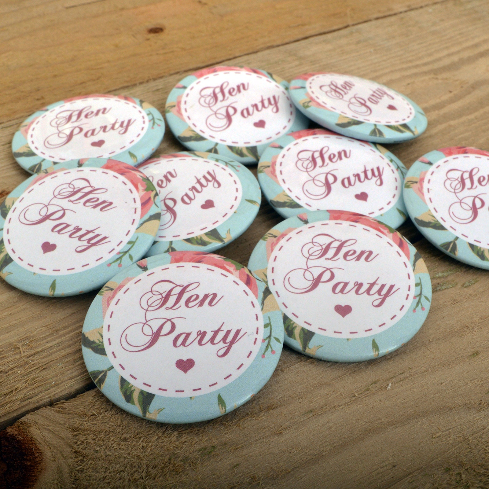 Vintage Hen Party Badges / Bride to Be Badge - Hen Do - Favours - Hen ...
