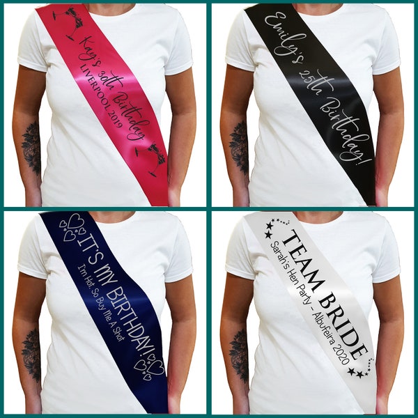 Birthday Sash - Etsy