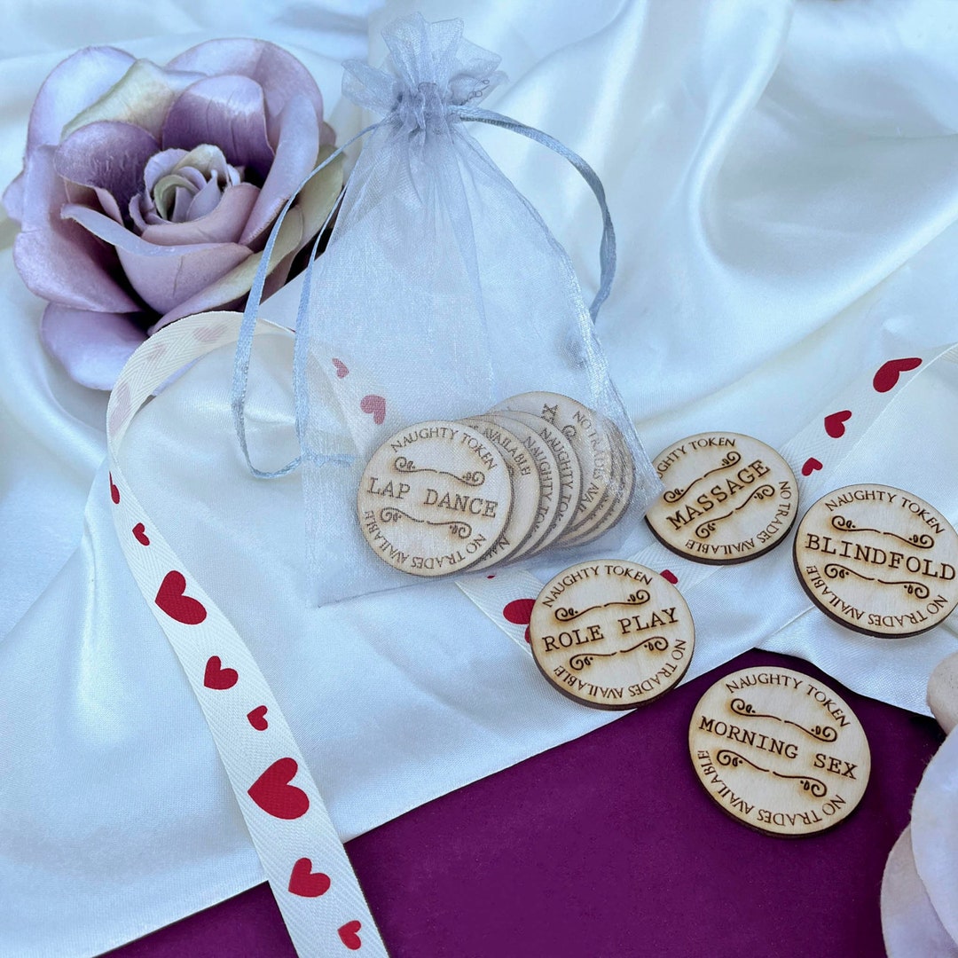 PERONALISED SEX TOKENS | Valentines Day Gift for Him or Her | Love ...