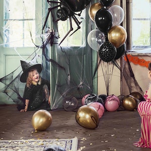 Halloween BLACK SPIDERS WEB | Halloween Decorations | Halloween Party ...
