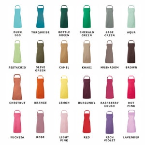 PERSONALISED COUPLES APRON Set - Mr & Mrs Aprons Matching Couples Gift ...