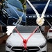 Personalised Wedding Car Ribbon and Bonnet Bow Kit | Printed Car Ribbon ...