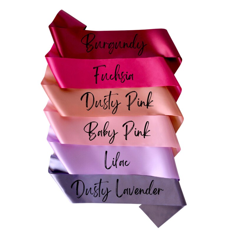 PLAIN / BLANK SASHES Hen Night Hen Party Corporate Plain Sashes ...