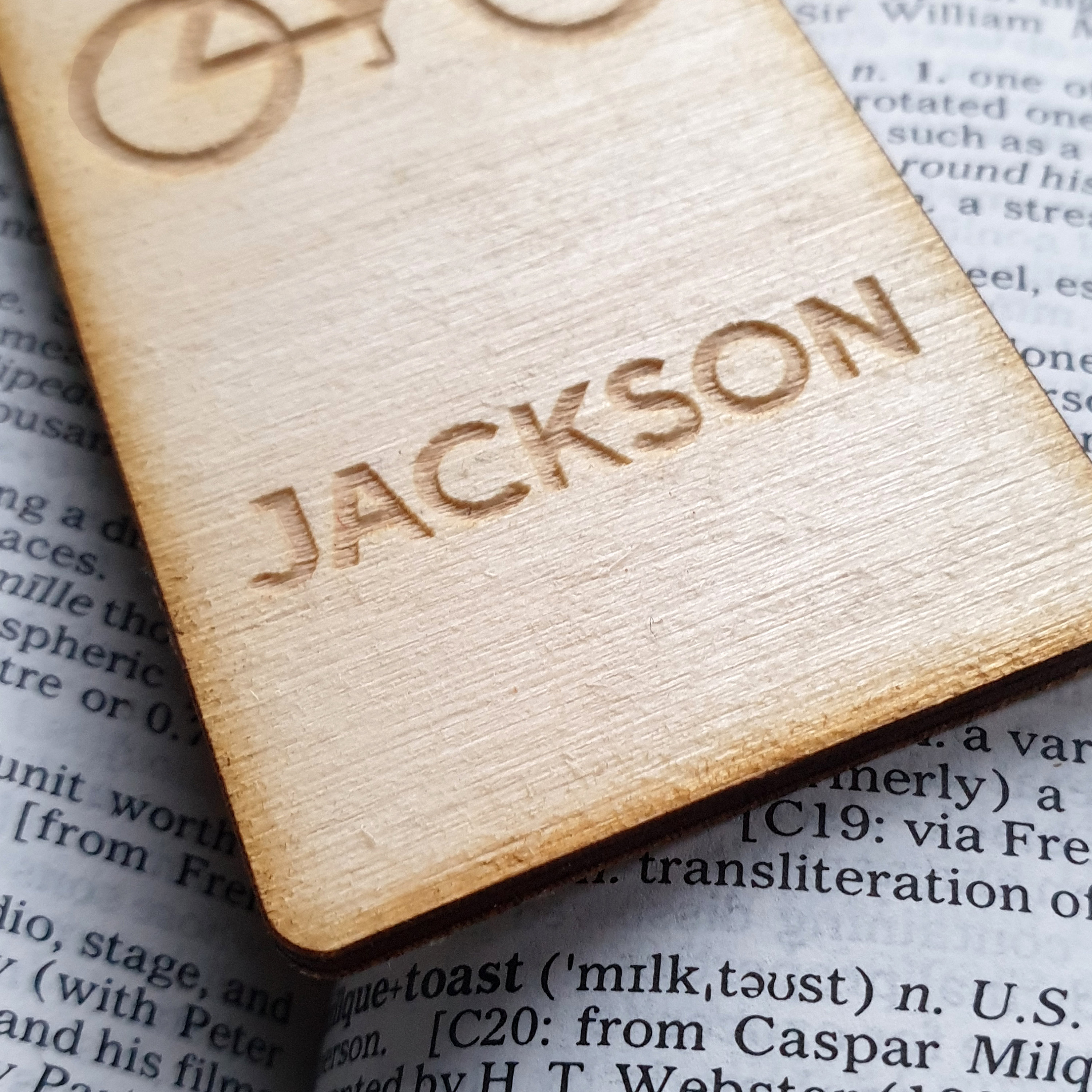 PERSONALISED WOODEN BOOKMARK | Gift for Him Reading Gift | Cyclist Gift ...