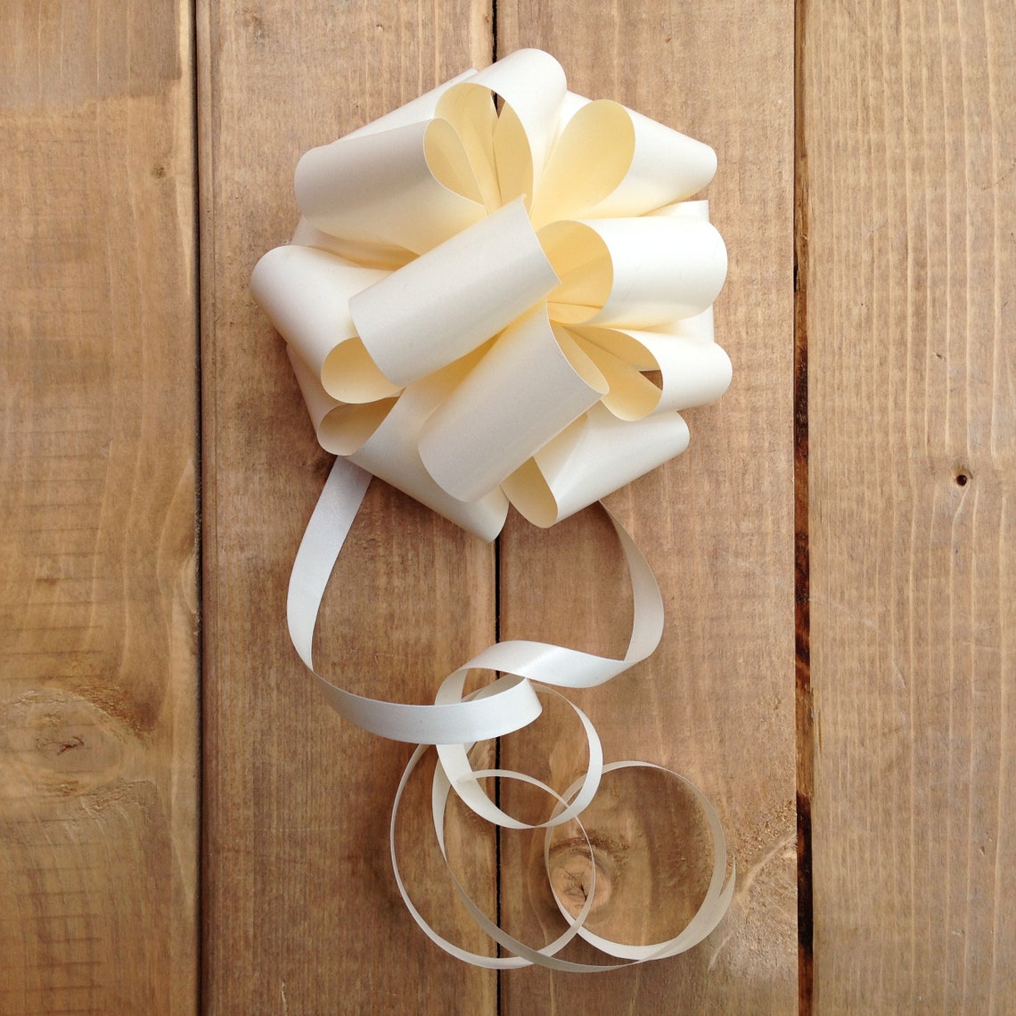 Plain Wedding Door Bows | Plain Handmade Car Door Bows | Car Bows ...