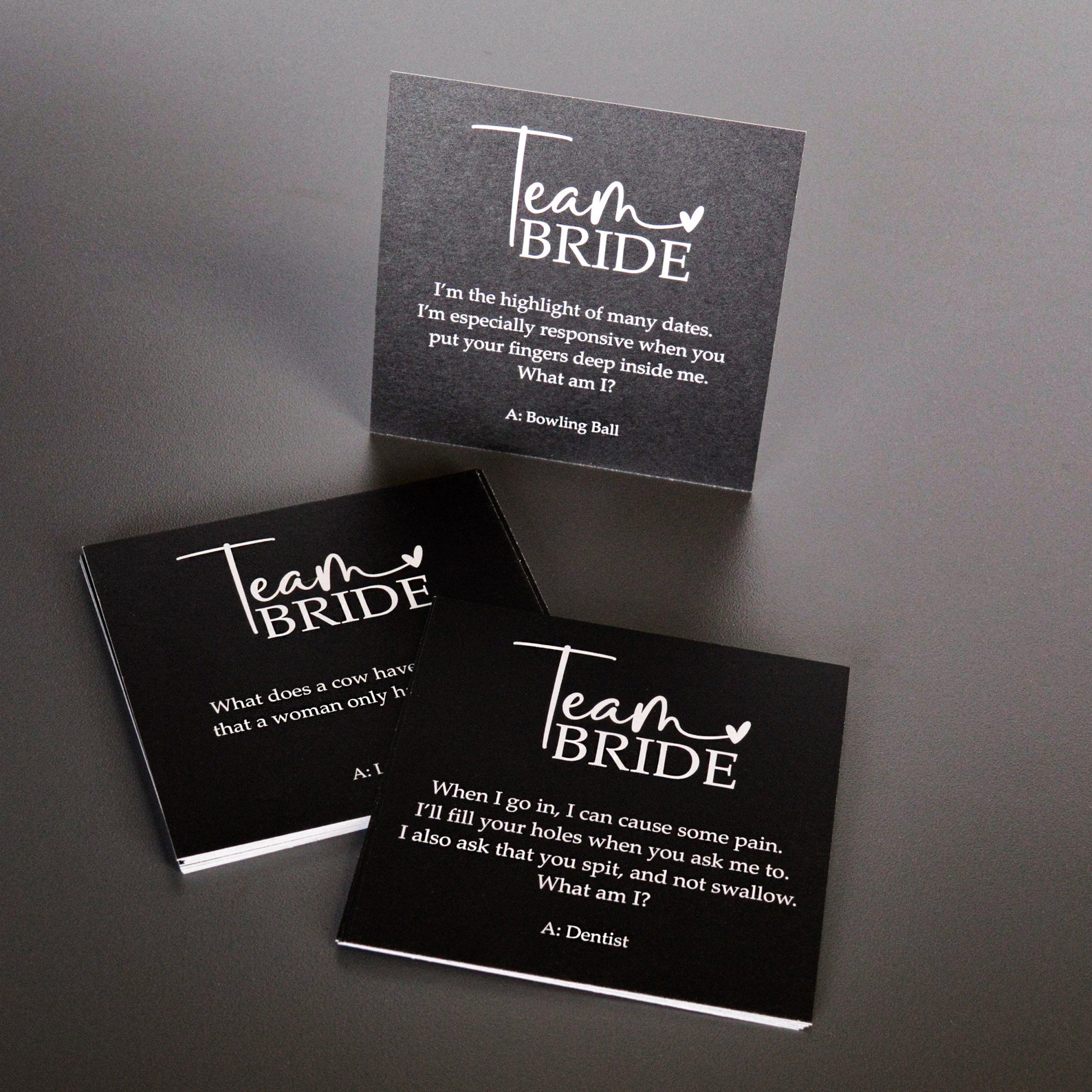 TEAM BRIDE GAMES - Hen Party Games - Hen Night Accessories - Hen Party ...