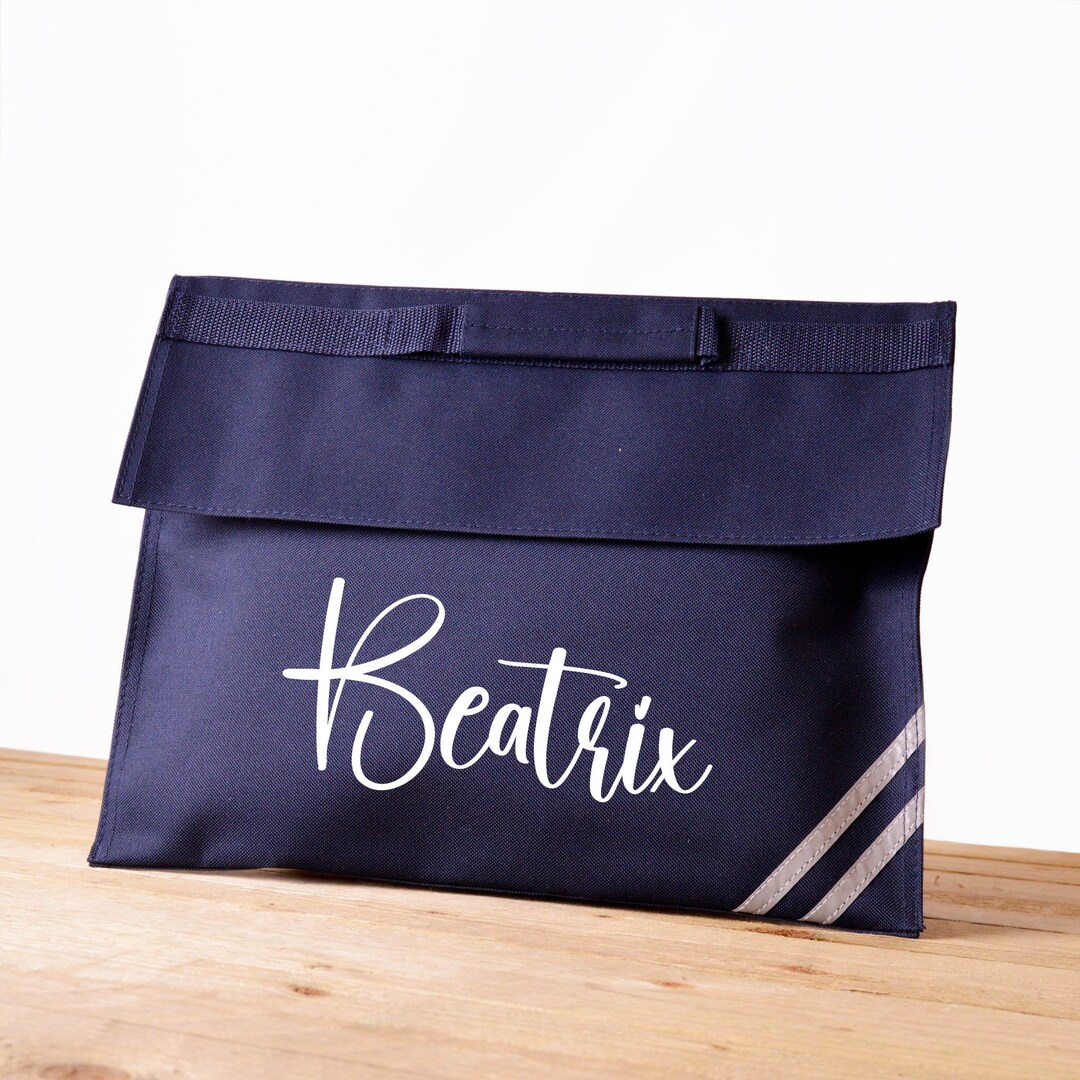 Personalised Children's Book Bag - BACK TO SCHOOL | Book Bag | School ...