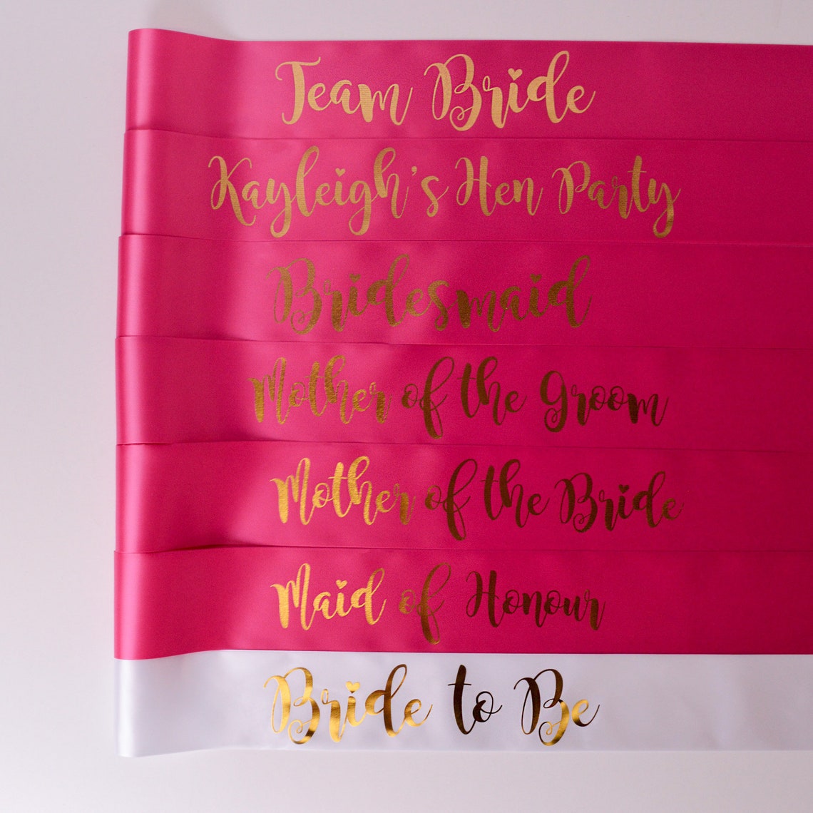 Mother of the Groom Sash - Team Bride Hen Party Range - Other Matching ...