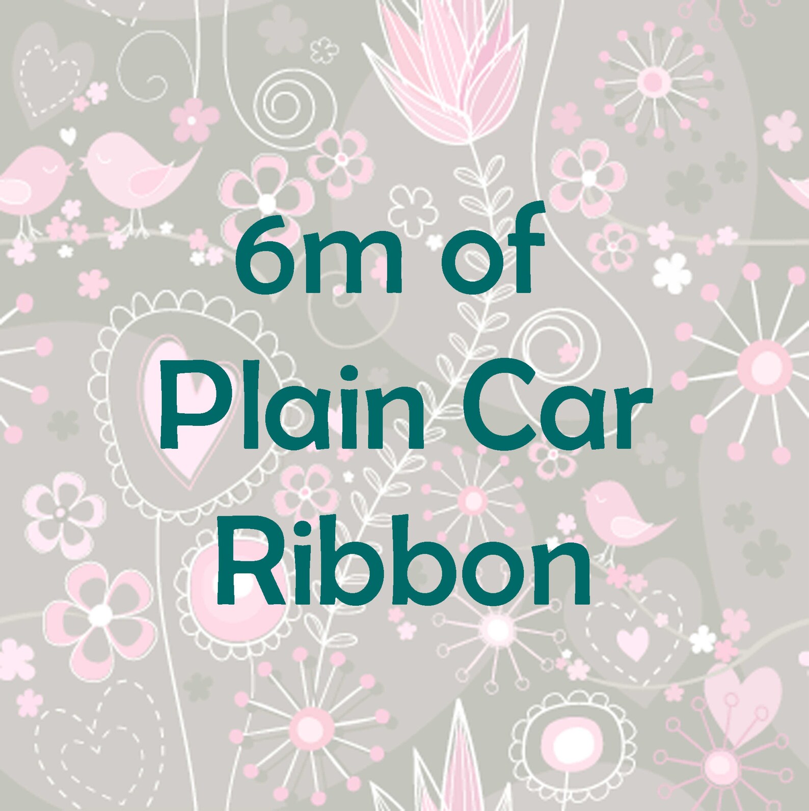 Plain Wedding Car Ribbon 6m / 10m / 90m Roll | 29 Colours | Plain ...