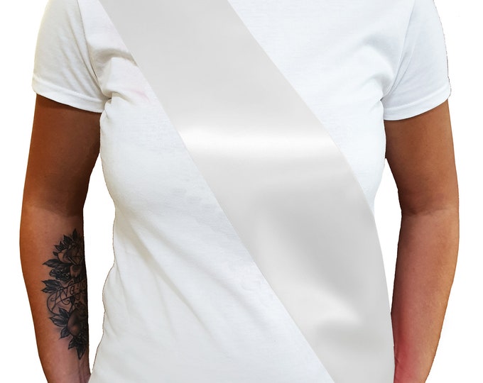 Blank Two Color Sash - Etsy