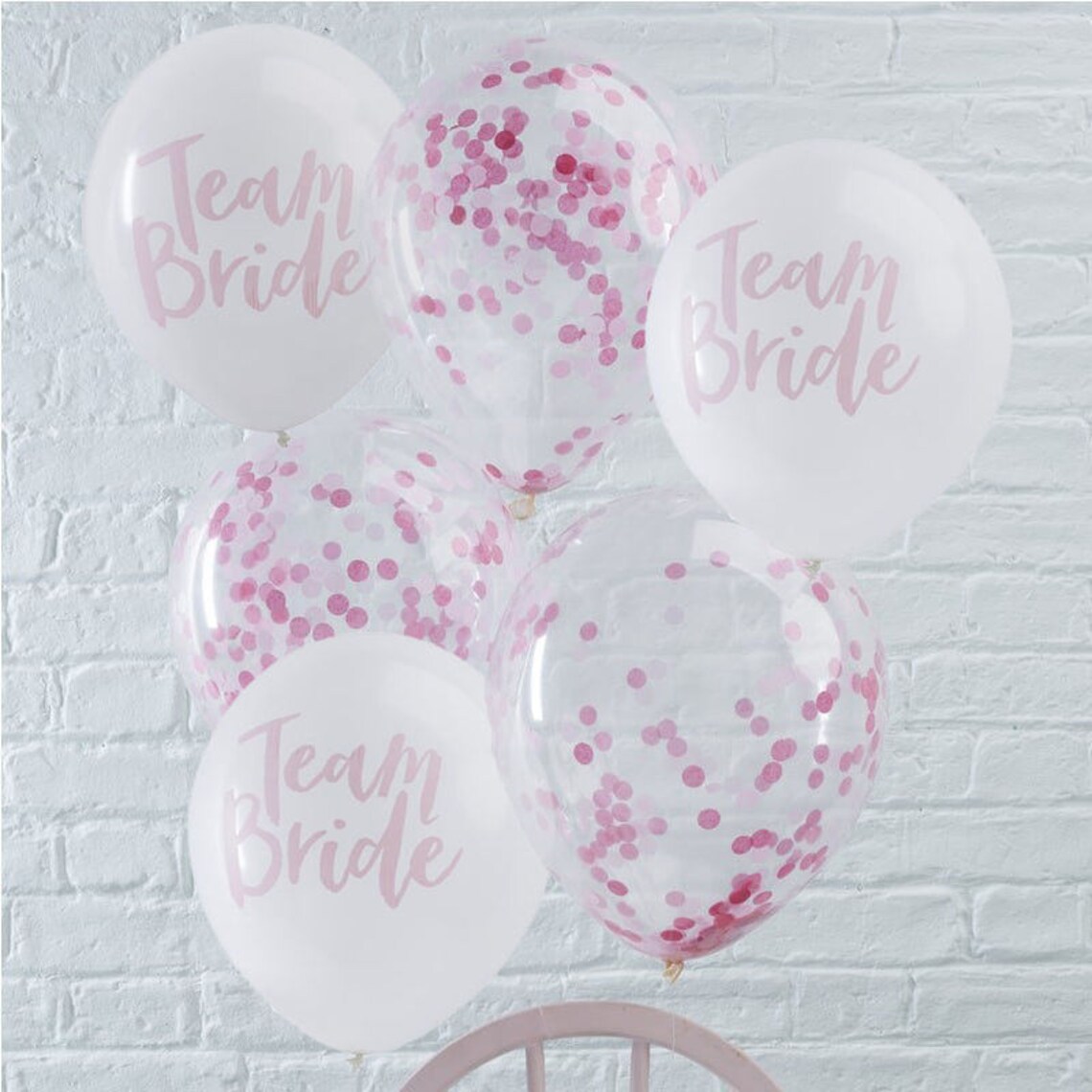 Team Bride Hen Party Balloons Hen Night Balloons White and | Etsy