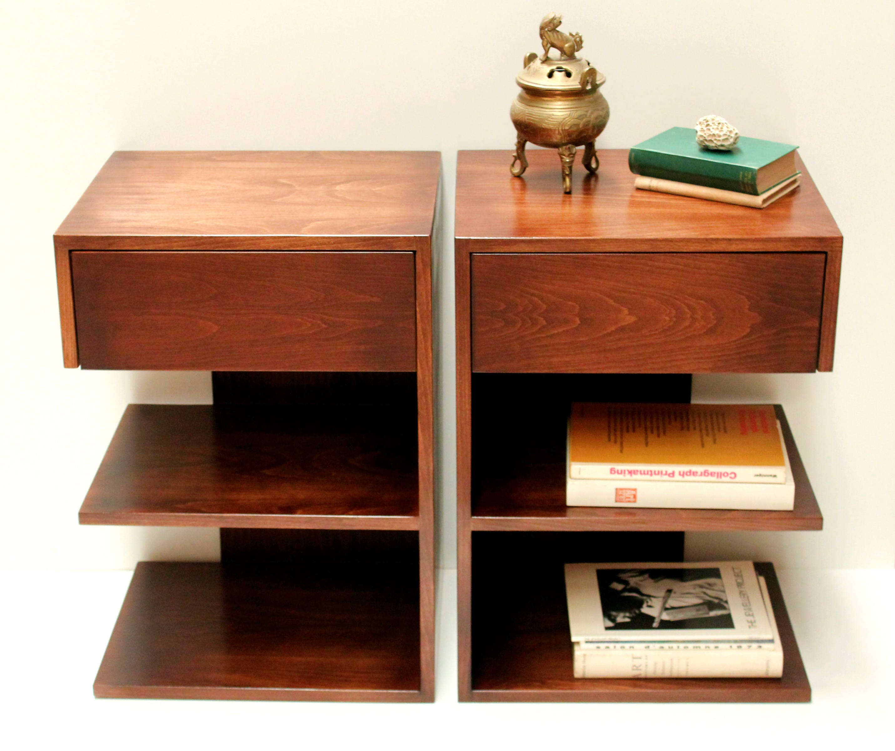 Classic Bedside Table/ Nightstand/ Custom Made / Patina | Etsy