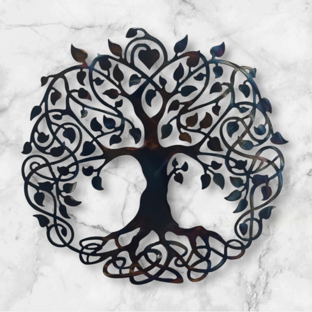 Infinity Tree of Life Metal Wall Art: Multiple Finishes and Sizes - Etsy