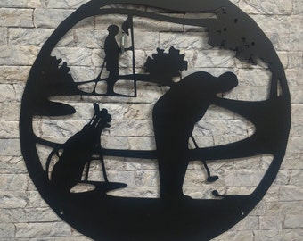 Golf Metal Wall Art - Etsy