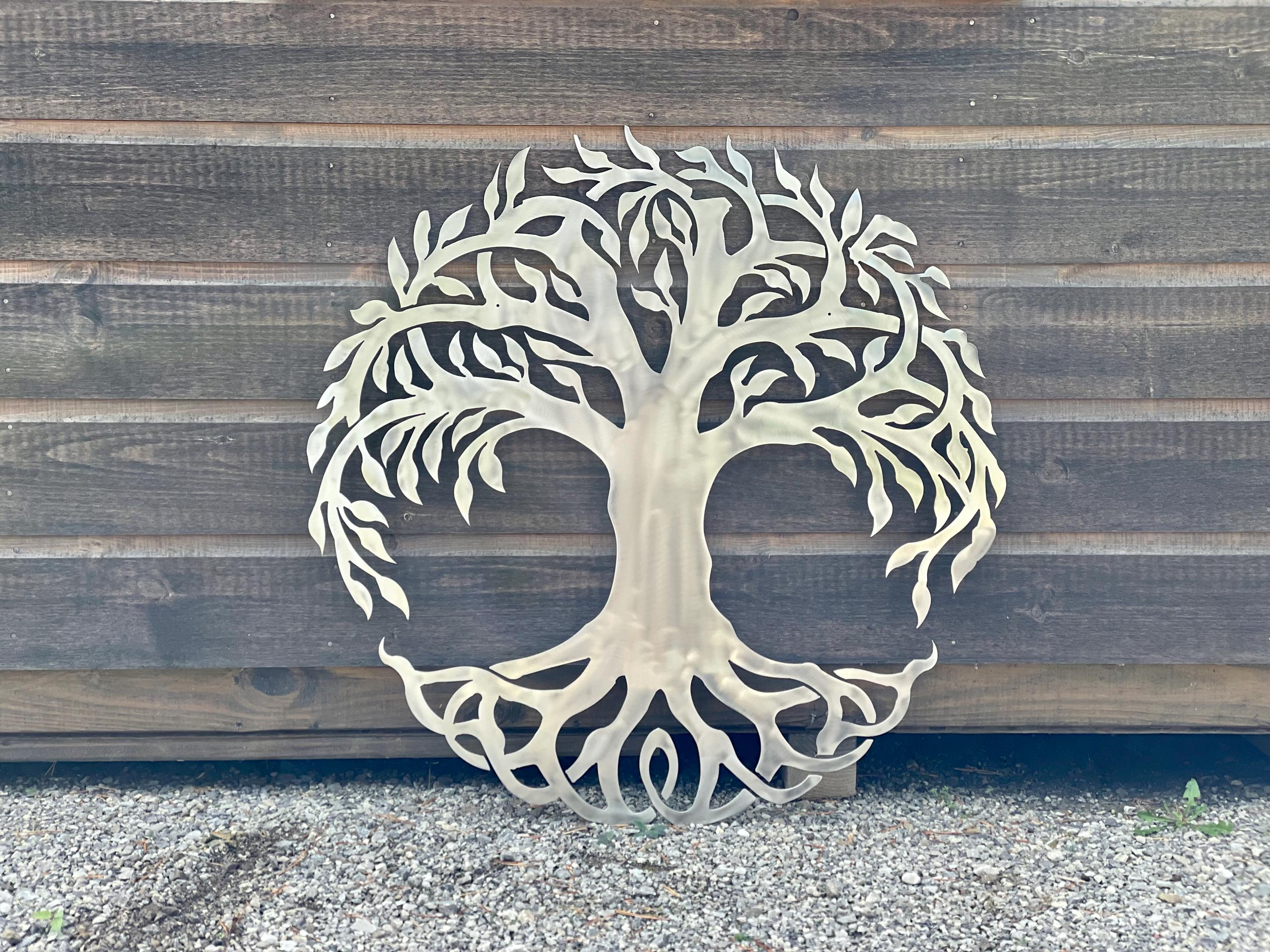 Metal Tree of Prosperity Wall Decor: Many Sizes and Finishes - Indoor ...