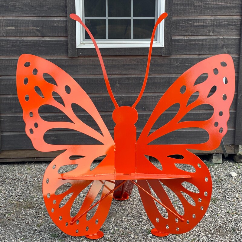 Butterfly Bench - Etsy