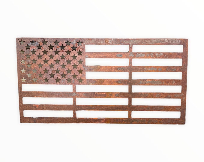 American Flag Metal Wall Art Décor/sign - Americana - Etsy