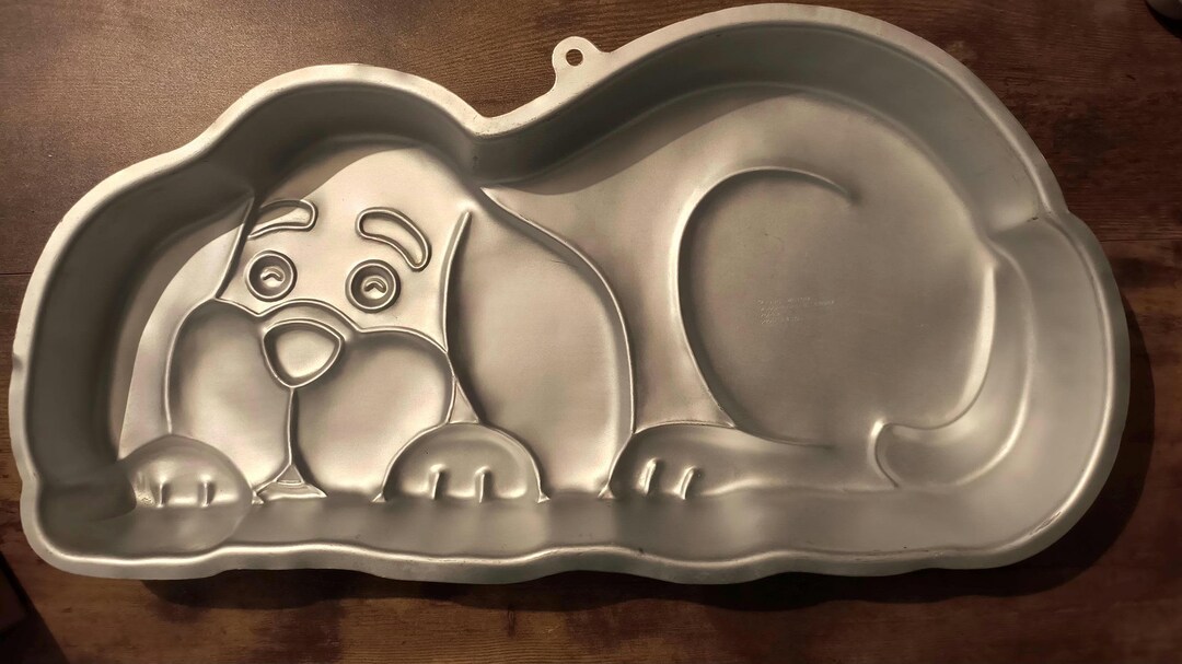 Large Dog Cake or Jello Pan 1986 Wilton Made in Korea - Etsy