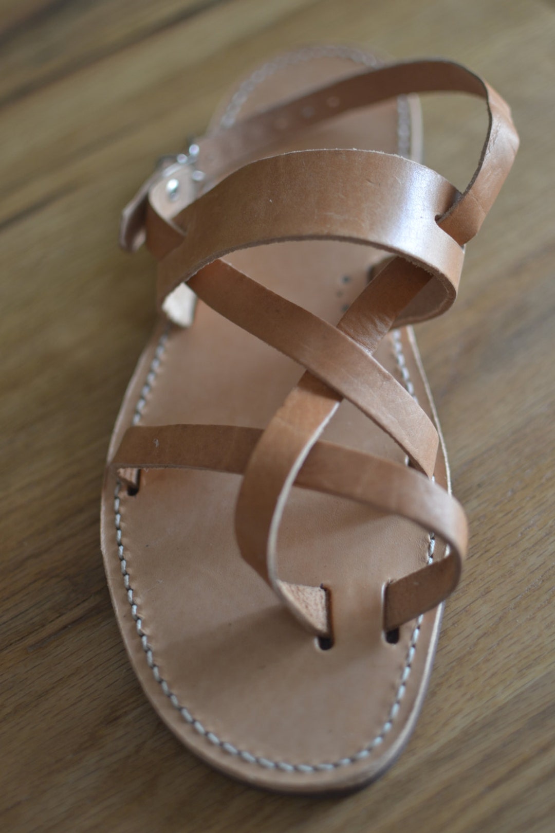 Authentic Handmade, Greek Leather Sandals - Etsy