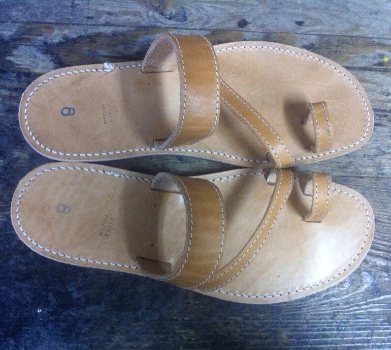 Authentic Handmade, Greek Leather Sandals - Etsy