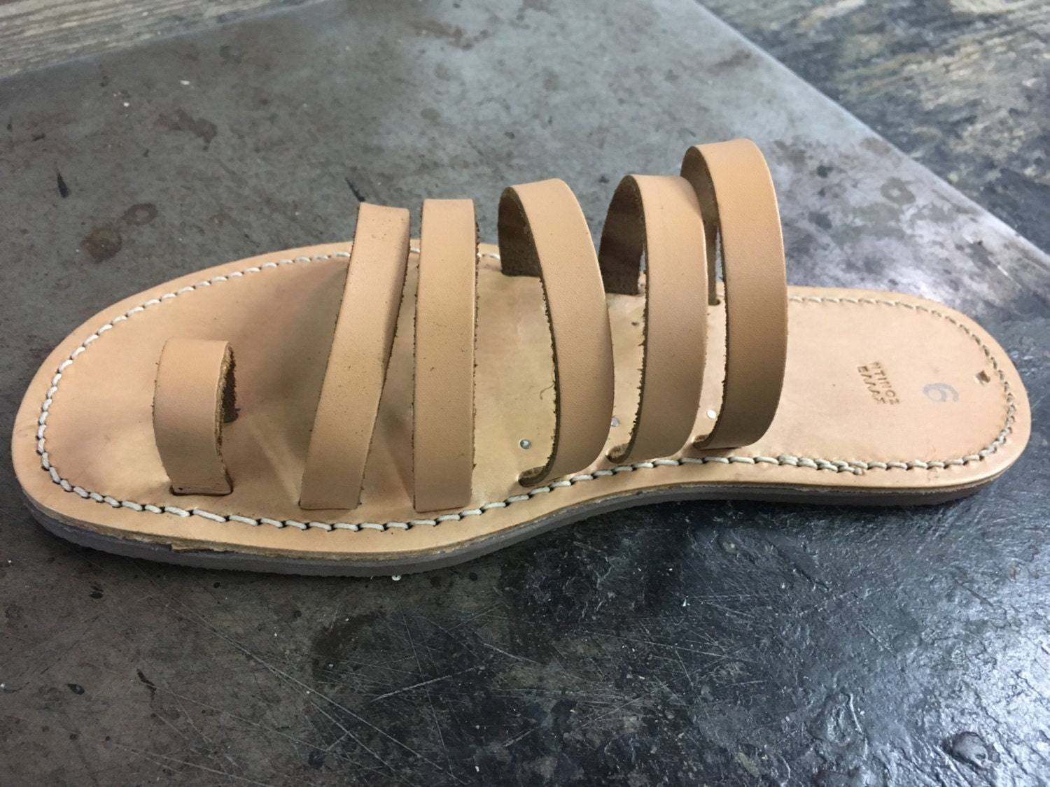 Handmade Greek Leather Sandals - Etsy