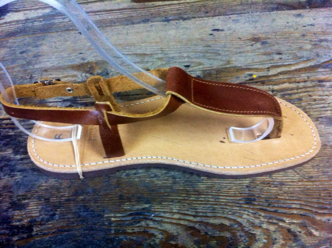 Authentic Handmade, Greek Leather Sandals - Etsy