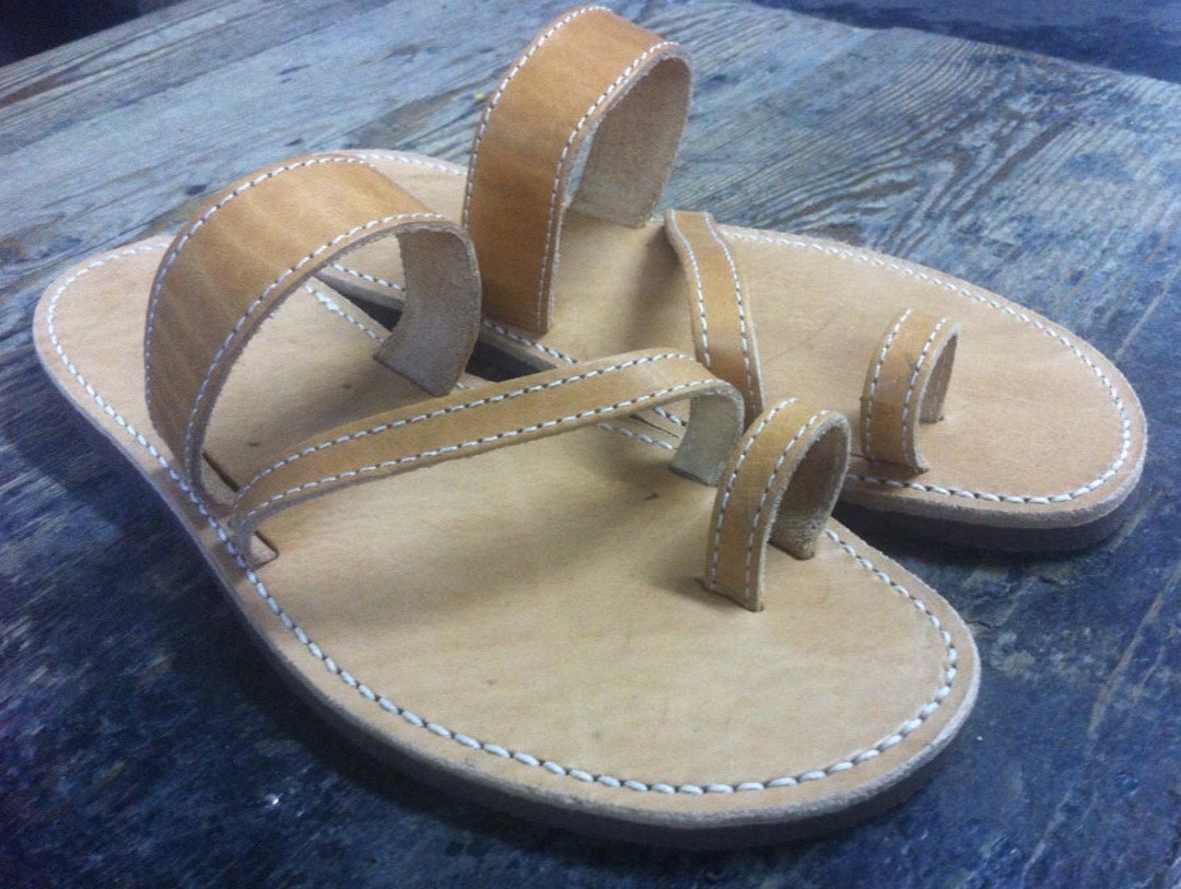Authentic Handmade, Greek Leather Sandals - Etsy