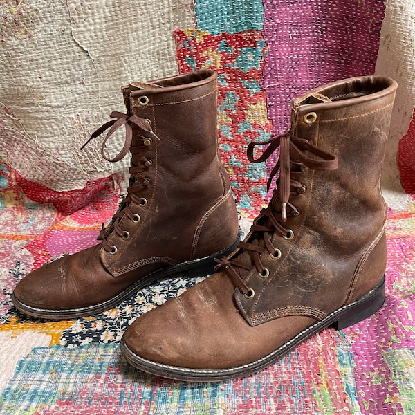 Justin Roper Boots - Etsy