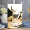 Gold Mirror Table Numbers Arched Table Numbers Modern Acrylic Table ...