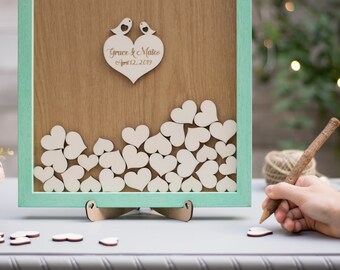 Wedding drop box Custom guest book Drop box guest book | Etsy