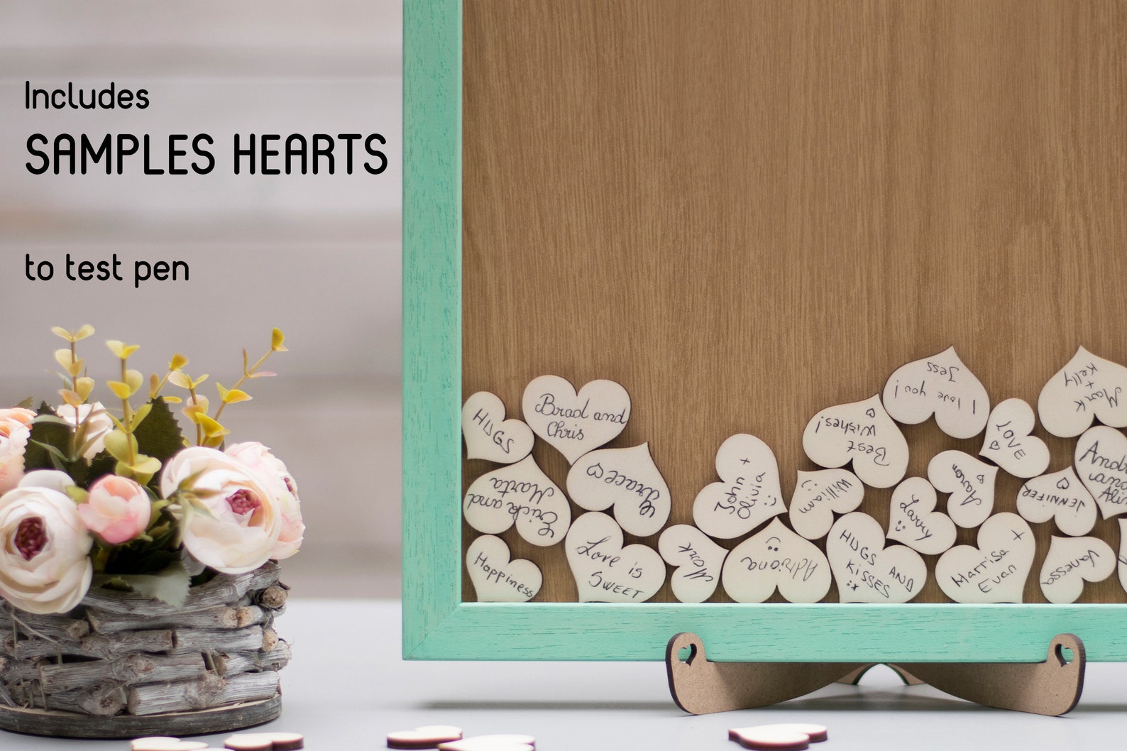 Wedding Drop Box Custom Guestbook Wedding Guest Book Frame - Etsy