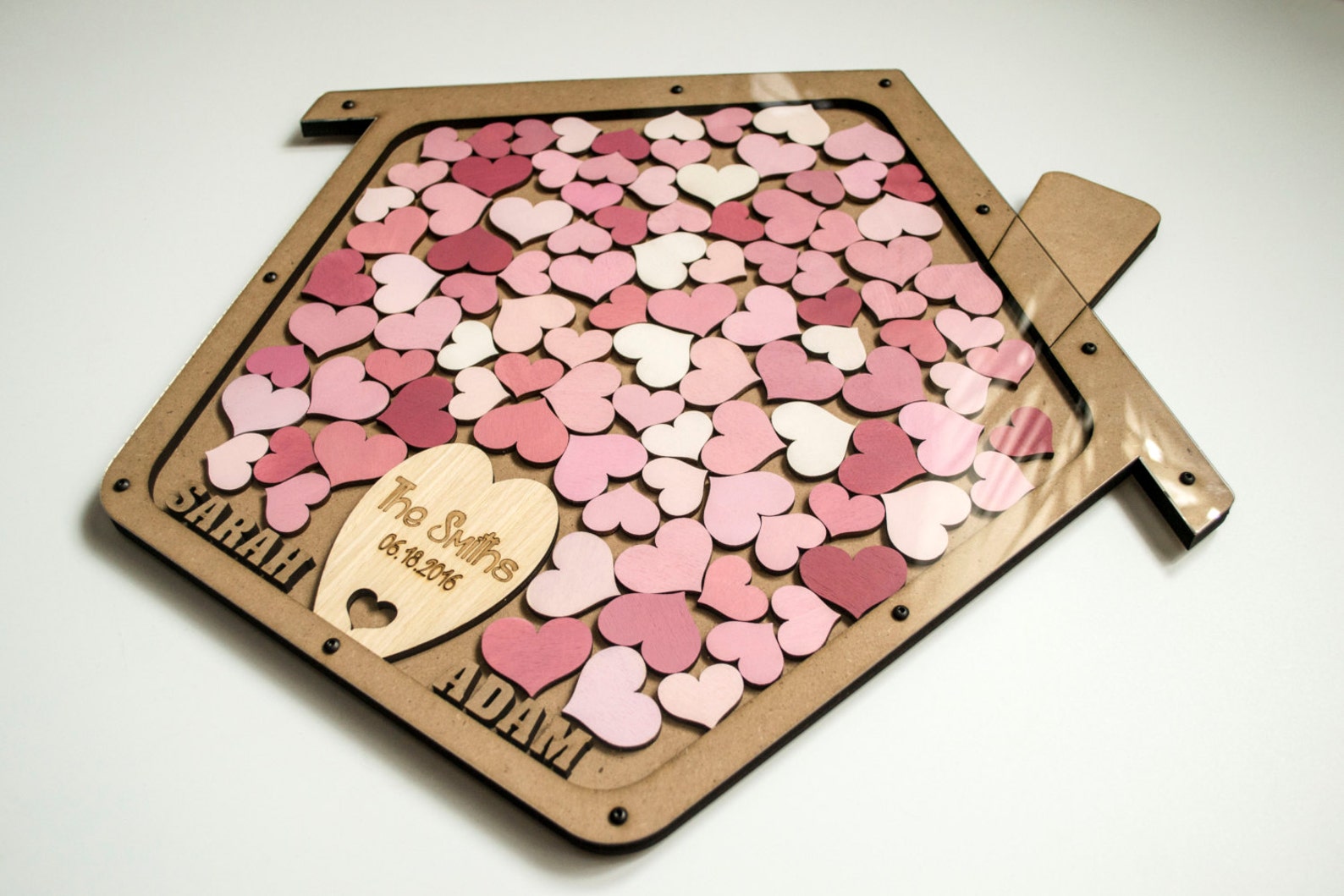 Custom 3D wedding guest book alternative Drop box guest book | Etsy