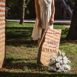 Silver Mirror Wedding Welcome Sign - Modern Acrylic Wedding Sign ...