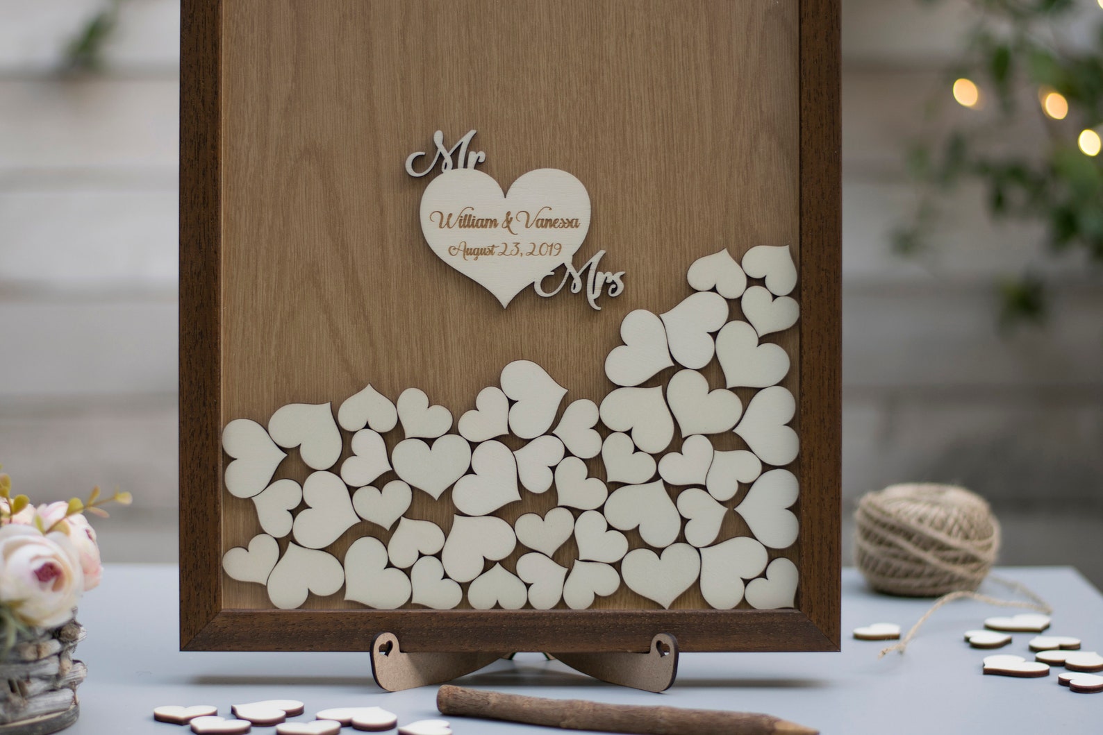 Wedding Drop Box Wedding Guestbook Alternative Custom - Etsy