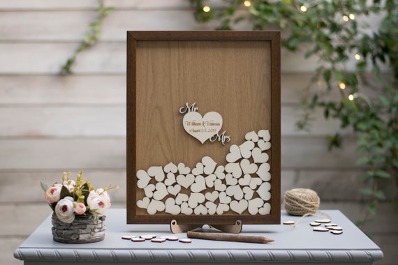 Wedding drop box Wedding guestbook alternative Custom | Etsy