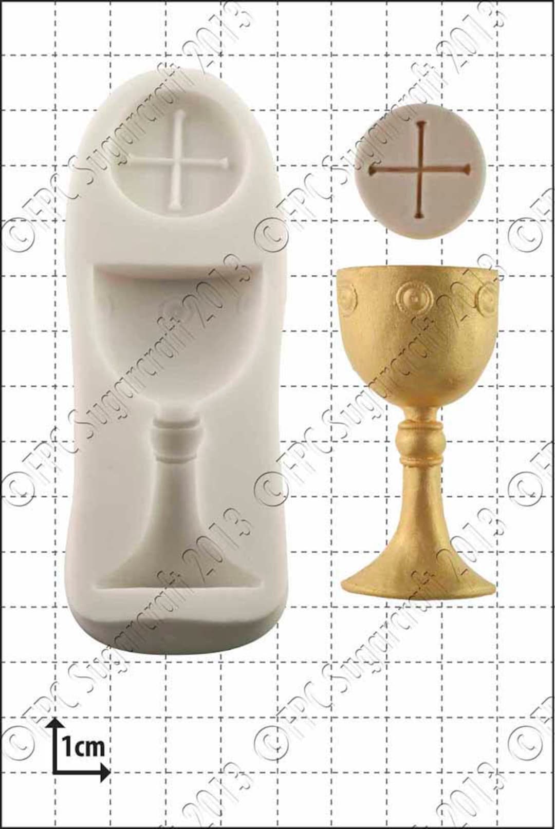 Chalice & Host Silicone Mould (mold) by FPC Sugarcraft | Resin Mold ...