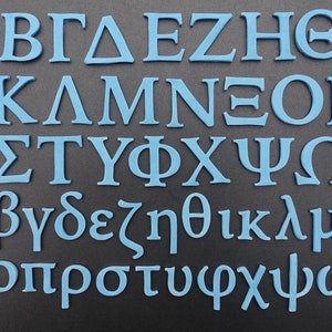 Greek Alphabet Silicone Mould (mold) - 'greek Alphabet' by FPC ...