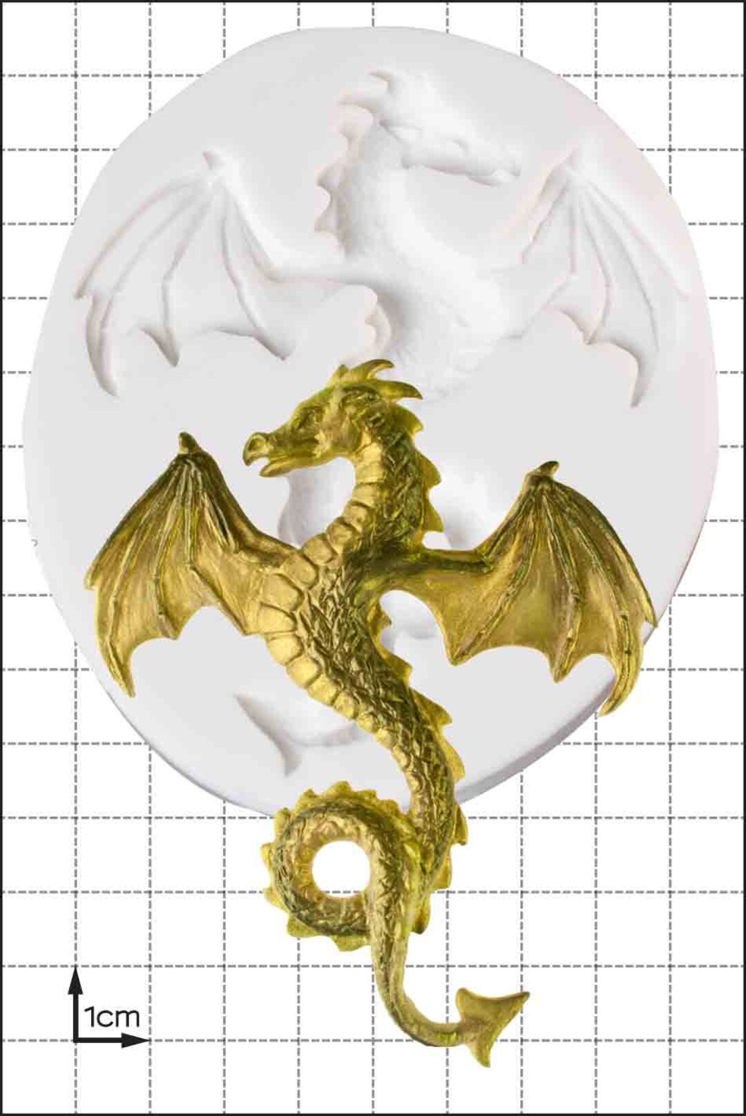 Dragon Silicone Mold - 'flying Dragon' by FPC Sugarcraft | Resin Mold ...