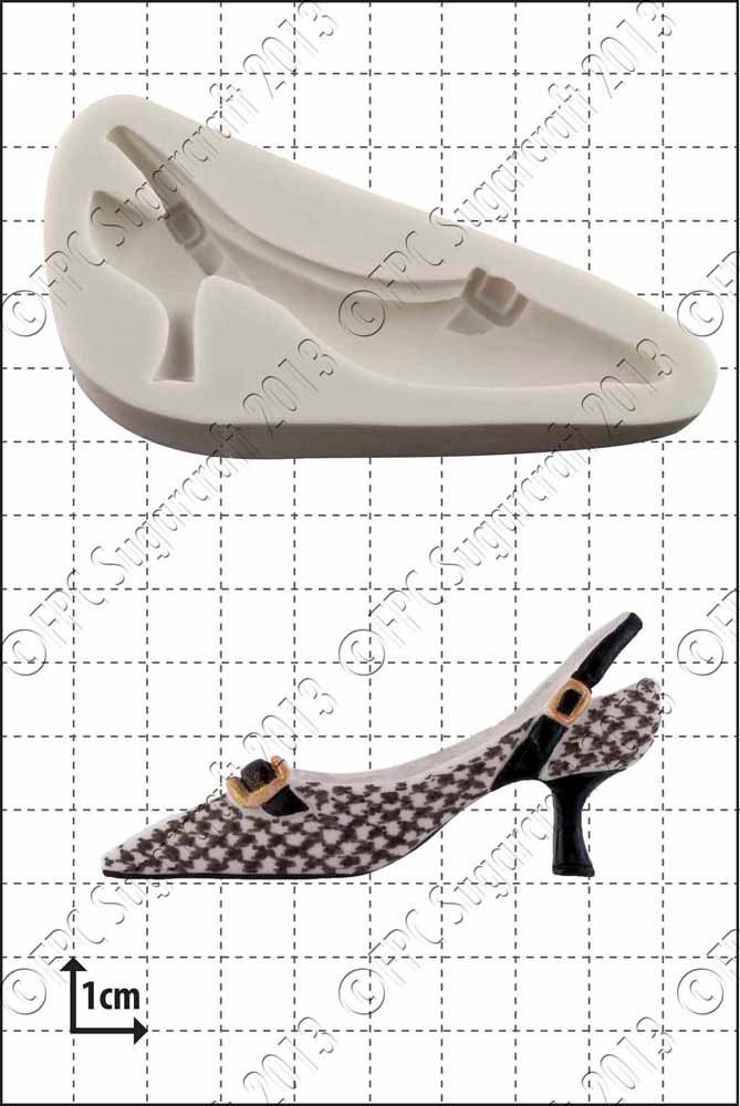 Shoe Silicone Mould (mold) - 'fashion Shoe 1' by FPC Sugarcraft | Resin ...
