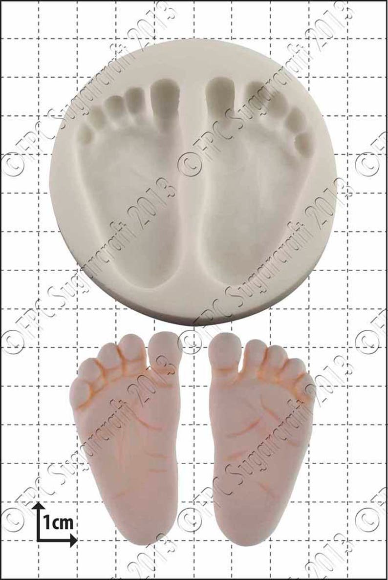 Baby Silicone Mould mold 'baby Feet 1' by FPC - Etsy