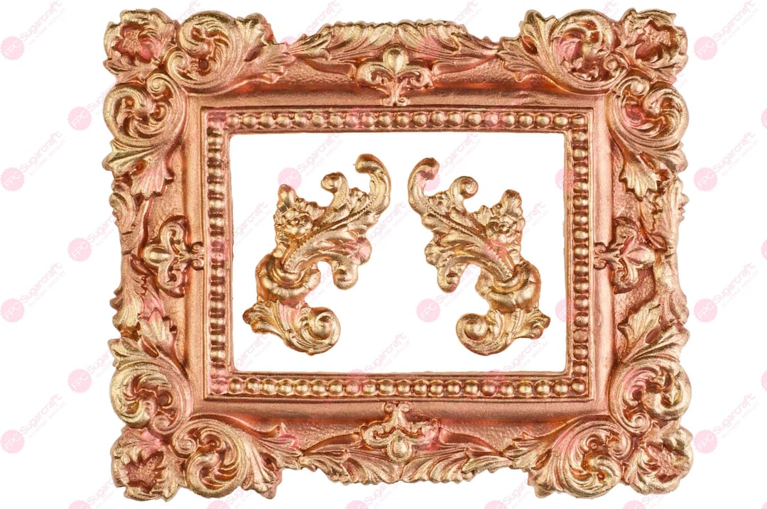 Frame Silicone Mould (mold) - 'picture Frame (large)' by FPC Sugarcraft ...