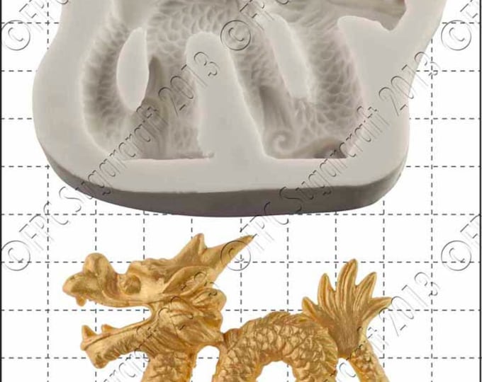 Silicone Etched Japanese Dragon Mold 9 the Big Boy - Etsy