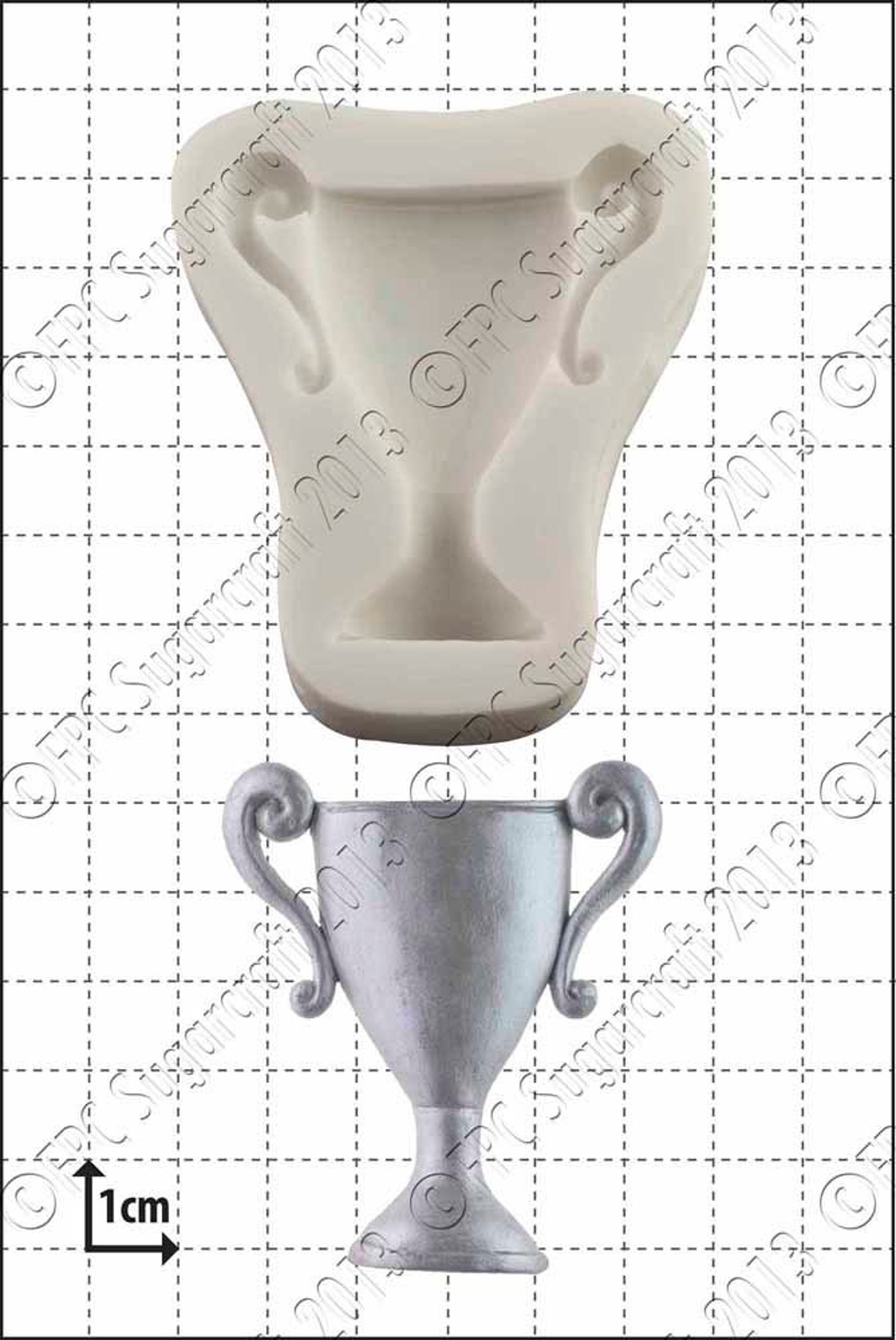 Trophy Silicone Mould (mold) - 'trophy' by FPC Sugarcraft | Resin Mold ...