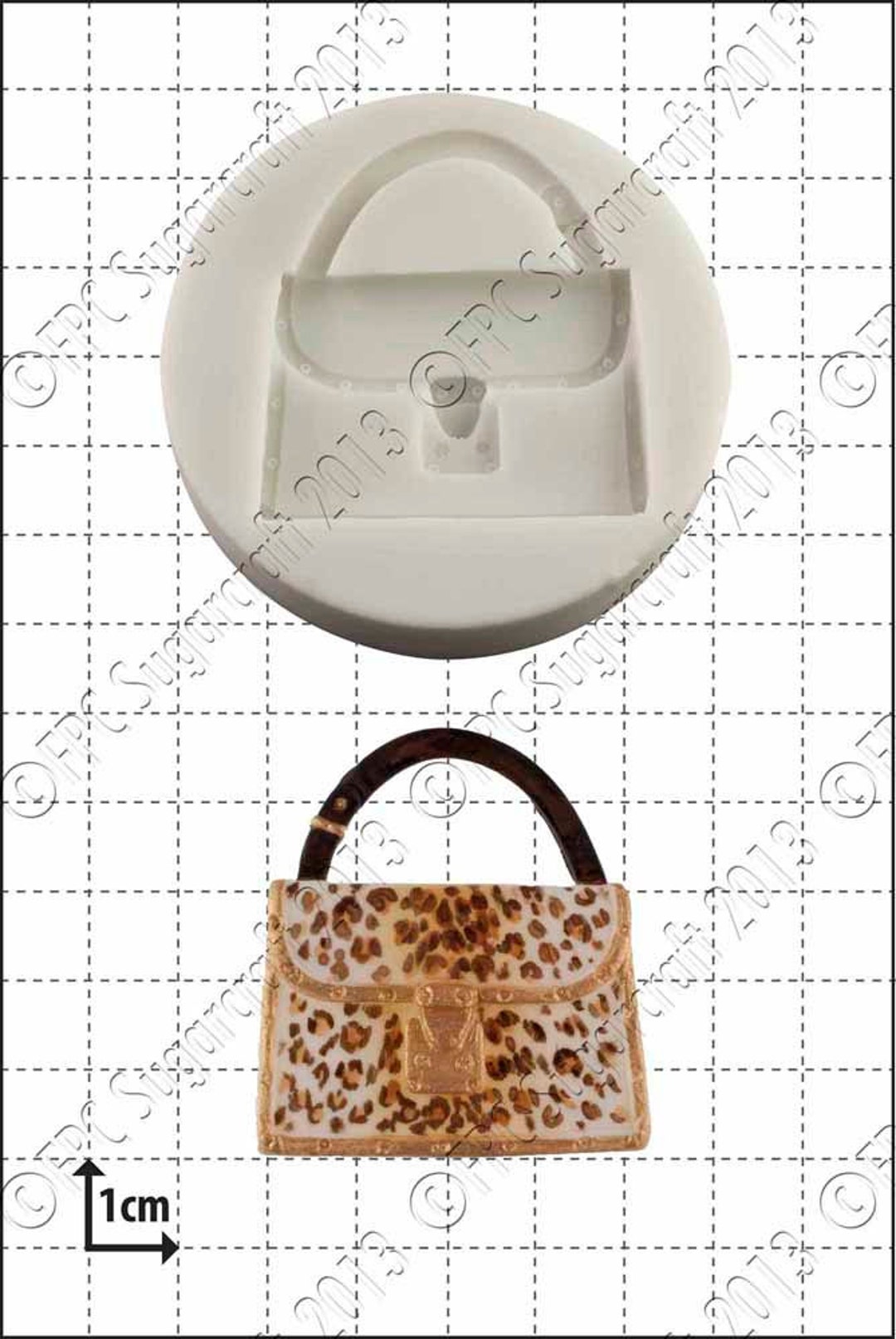 Handbag Silicone Mould (mold) - 'handbag 2' by FPC Sugarcraft | Resin ...