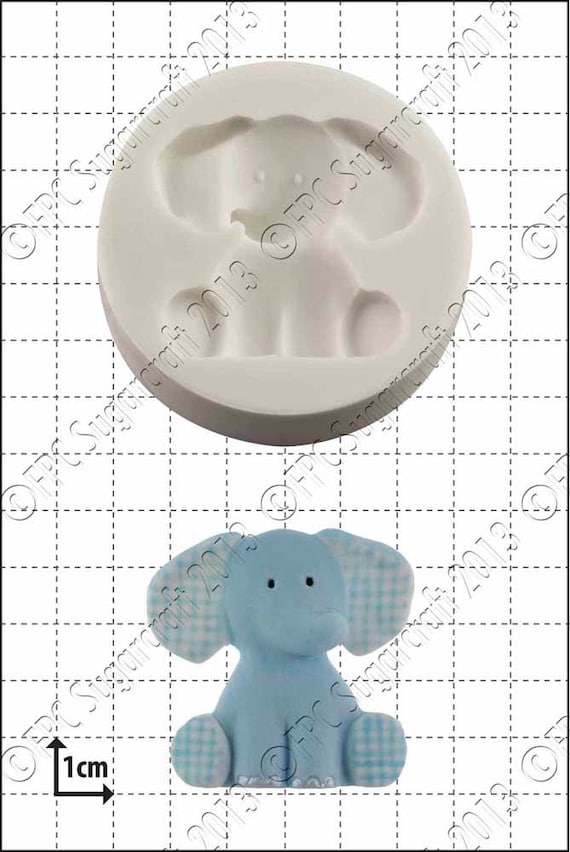 Elephant Silicone Mould mold 'nursery Elephant' by - Etsy