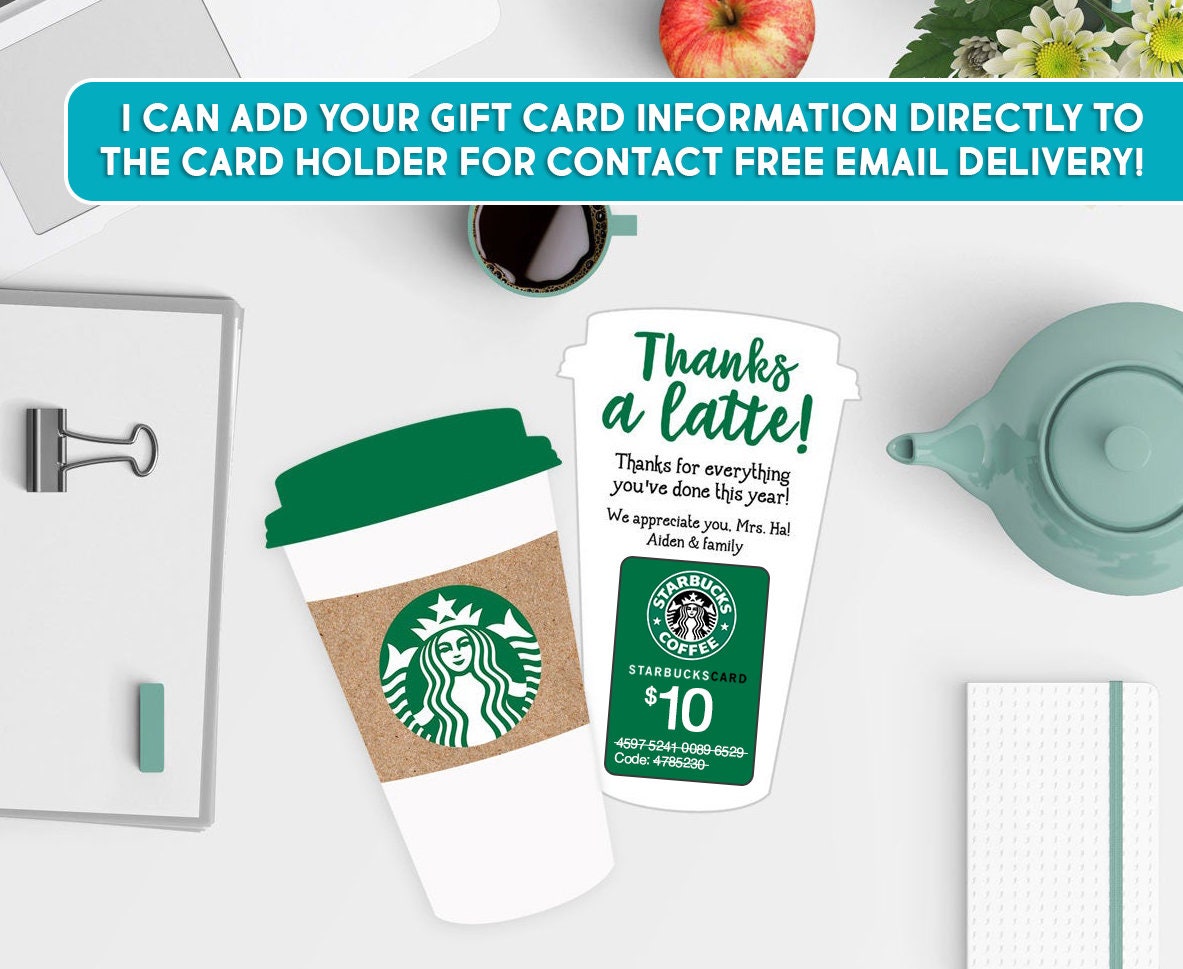 Starbucks Coffee Inspired Gift Card Holder, Starbucks Christmas Holiday ...