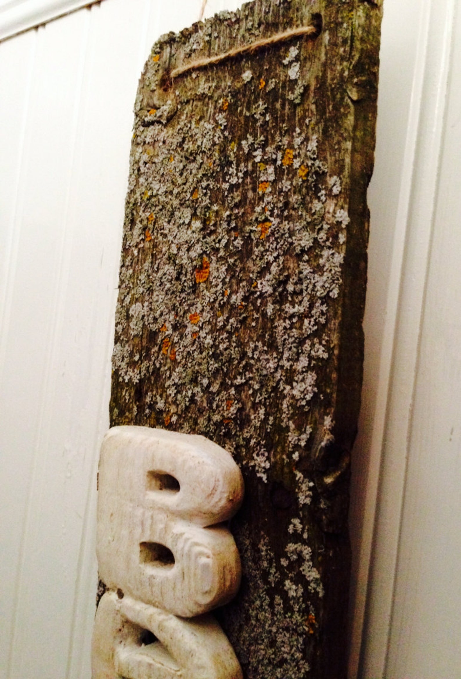 BECOME Inspirational Wooden Sign, Hand Cut Letters on Natural Piece of ...