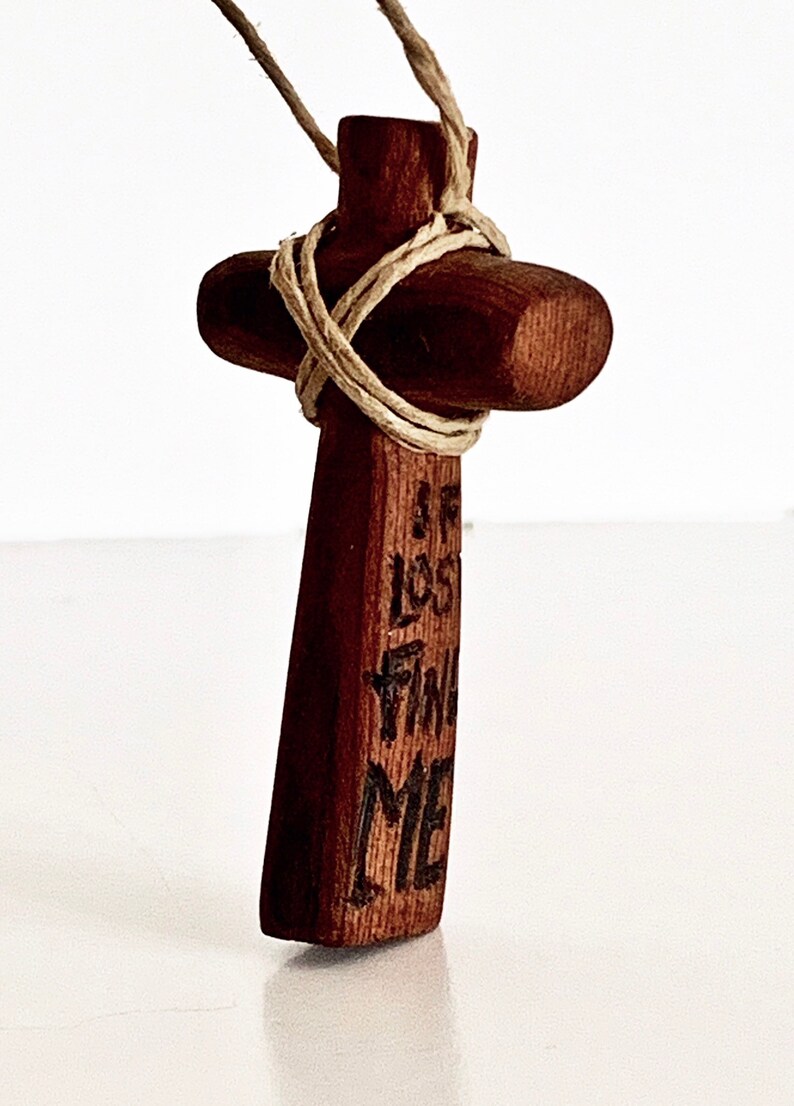 Handcrafted Small Wooden Cross With Engraved Inspirational - Etsy